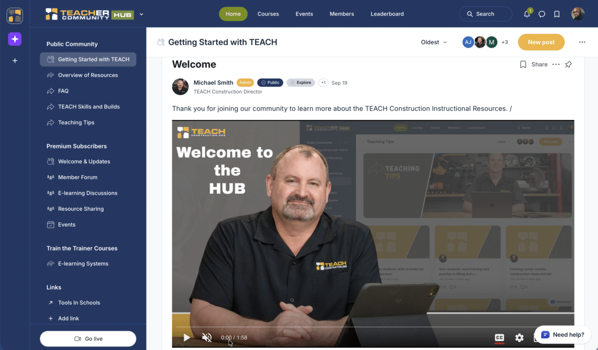 Start - TEACH Construction